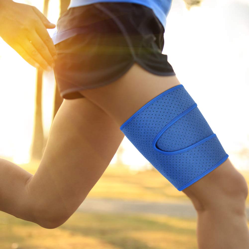 Leg Sleeve, Small Vent Increase Sports Protective Gear Thigh Brace for Prevent Re-Injury