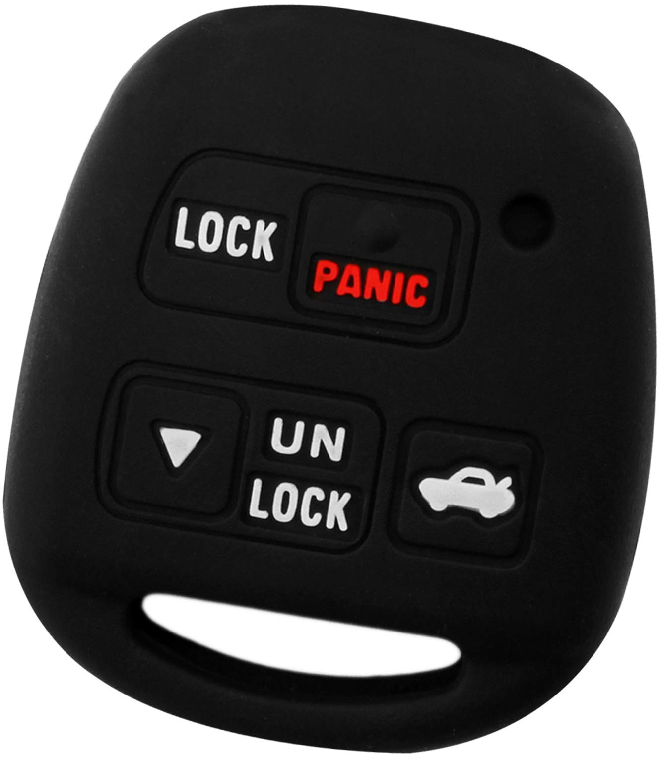 KeyGuardz Keyless Entry Remote Car Smart Key Fob Outer Shell Cover Soft Rubber Case for HYQ1512V HYQ12BBT