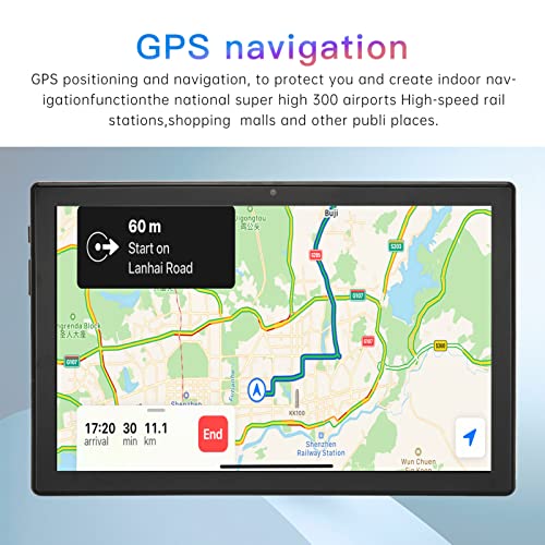 Tablet, 10 Inch IPS Screen Display Kids Tablet, 5G WiFi Tablet PC, 6GB 256GB ROM Dual SIM Dual Speaker, for Portable Entertainment (US Plug 13.5W Maximum)