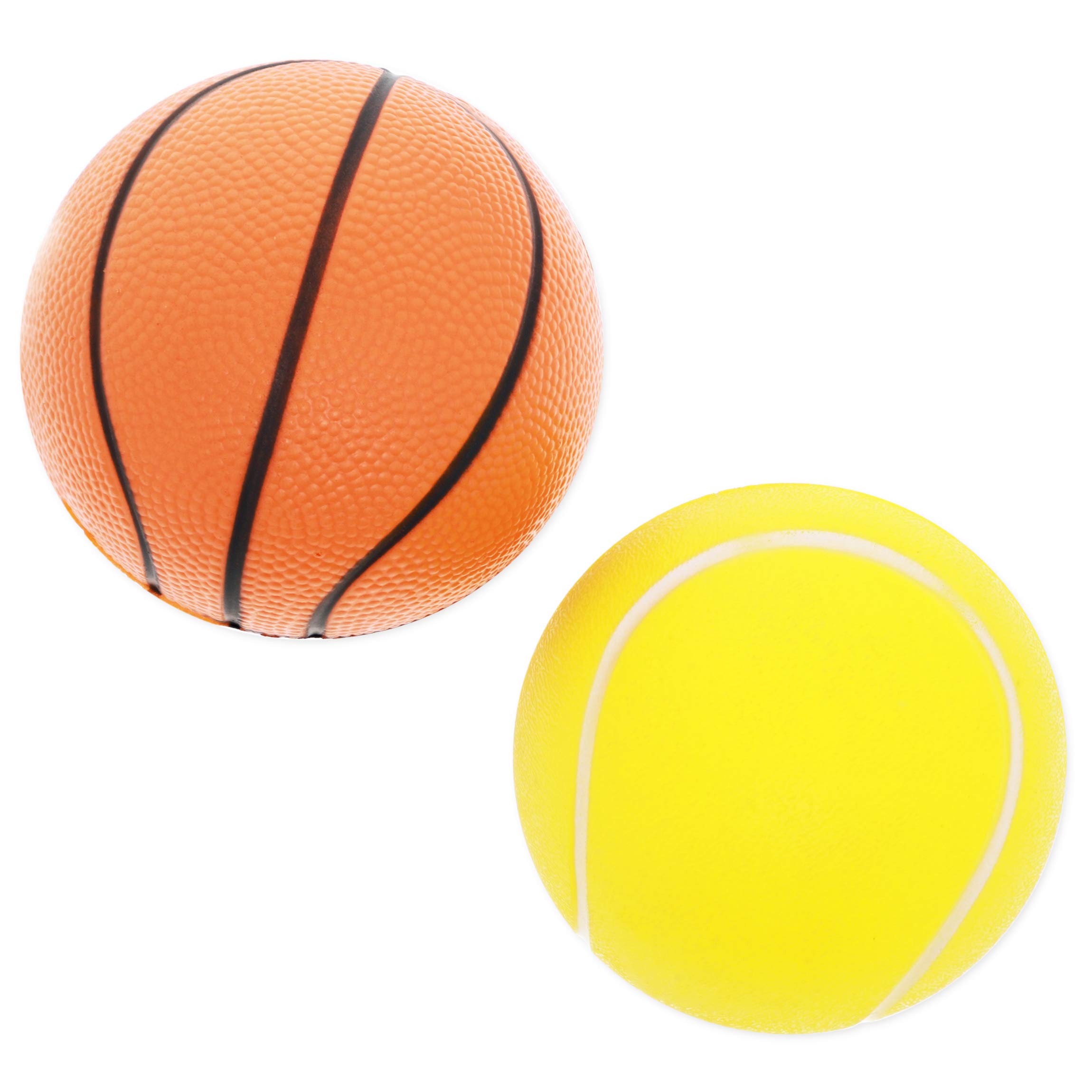 Juvale Mini Foam Sports Balls, Stress Relief Party Favor (6 Pack)