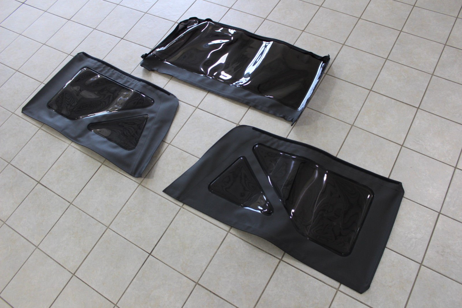 Jeep Wrangler 2 Door Tinted Soft Top Window Kit Mopar OEM