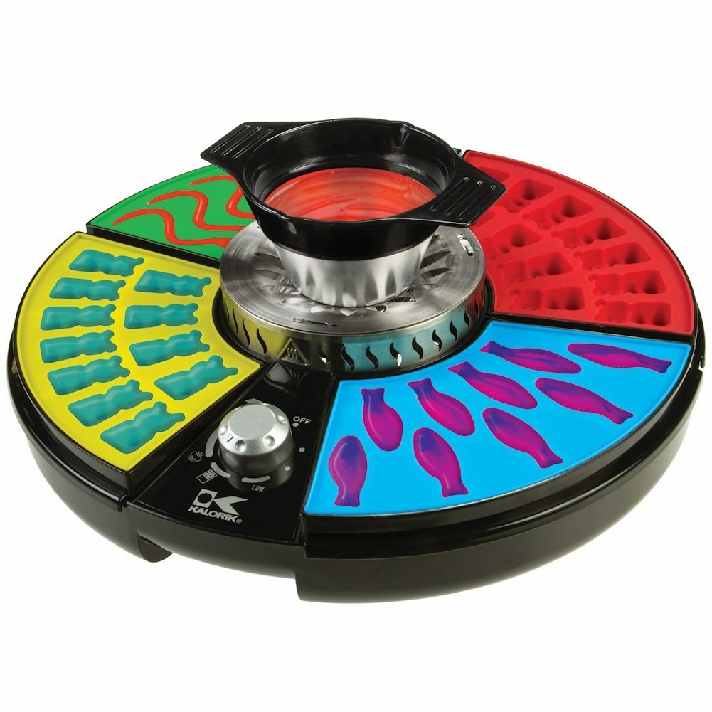 Kalorik Three-In-One Chocolate Fondue, Gummy, S'mores and Marshmallow Treat Maker