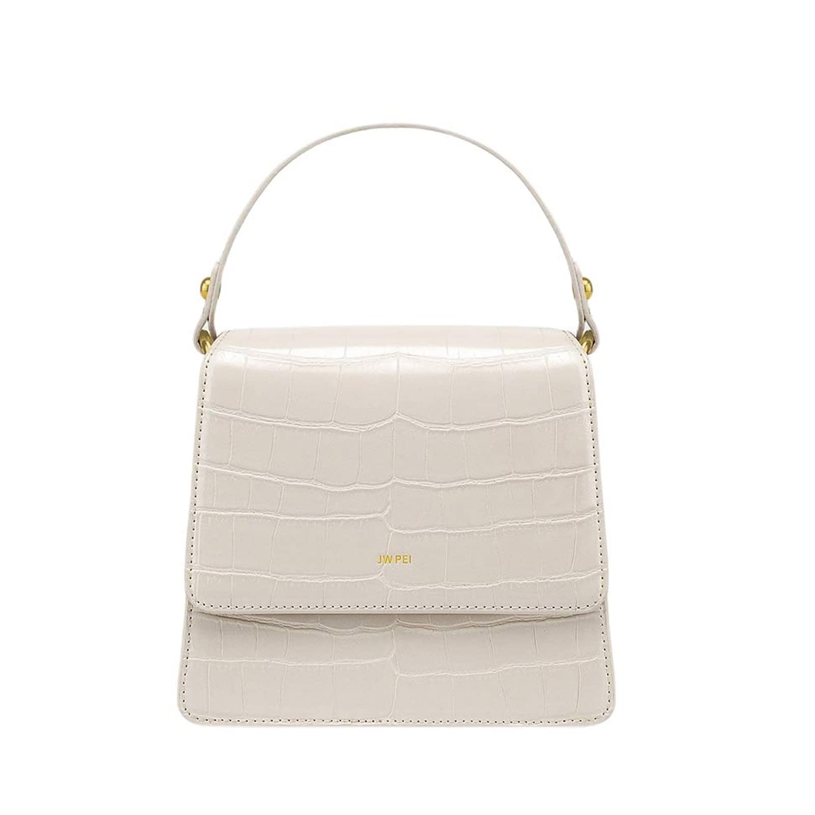 JW PEI Women's FAE Metallic Top Handle Crossbody - Silver Lizard