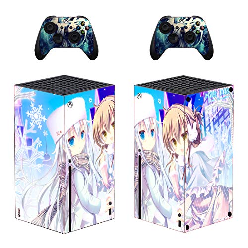 KAJAL MANI Vinyl Skin Sticker Decal Wrap for X-box-One-Series X Console Skin Set Ecchi 16+