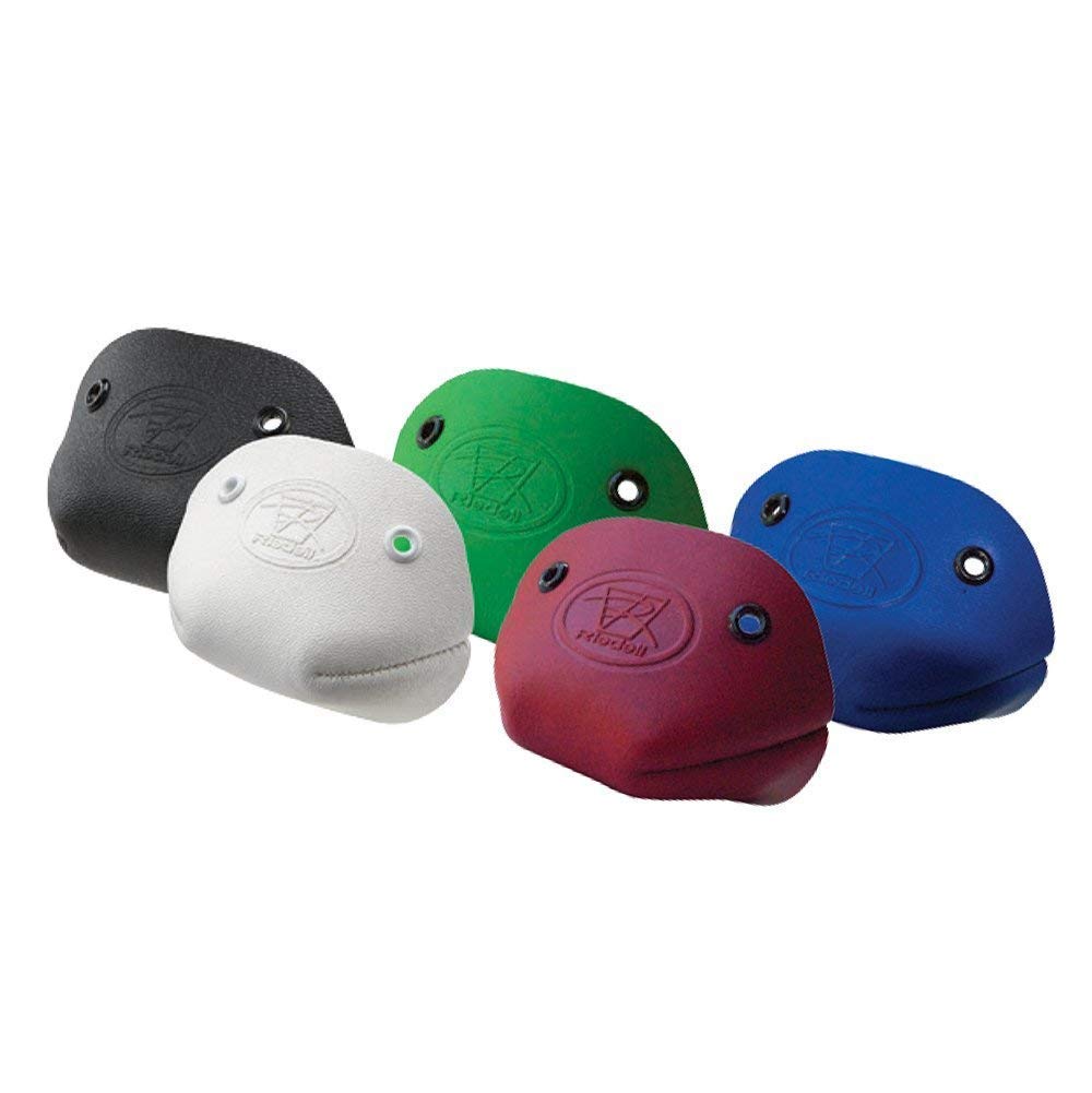Leather Roller Skate Toe Caps (Black Suede)