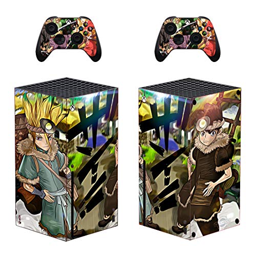 KAJAL MANI Vinyl Skin Sticker Decal Wrap for X-box-One-Series X Console Skin Set Dr. Stone
