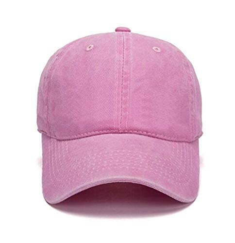 Kids Baby Girls Hat Washed Baseball Cap Cotton Solid Sun Hats for Children