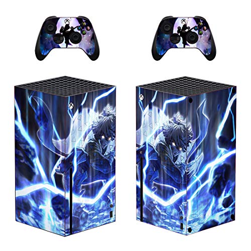KAJAL MANI X-box-One-Series X Skin Set Evil King HD Printing Faceplate Protective for Console, Controller Skin Decal