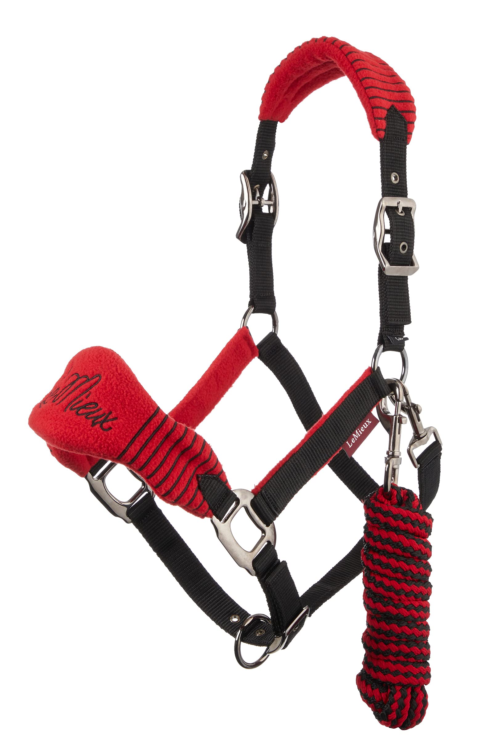 Lemieux Vogue Fleece Headcollar & Rope Royal Blue Extra-Full