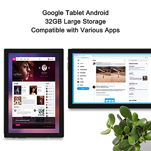 TPZ Android 10.0 Tablet 10.1 inch, 32GB Expandable to 128GB, Google GMS Certified, Wi-Fi, HD Touchscreen, Dual Camera & Speaker, Bluetooth - 2PCS