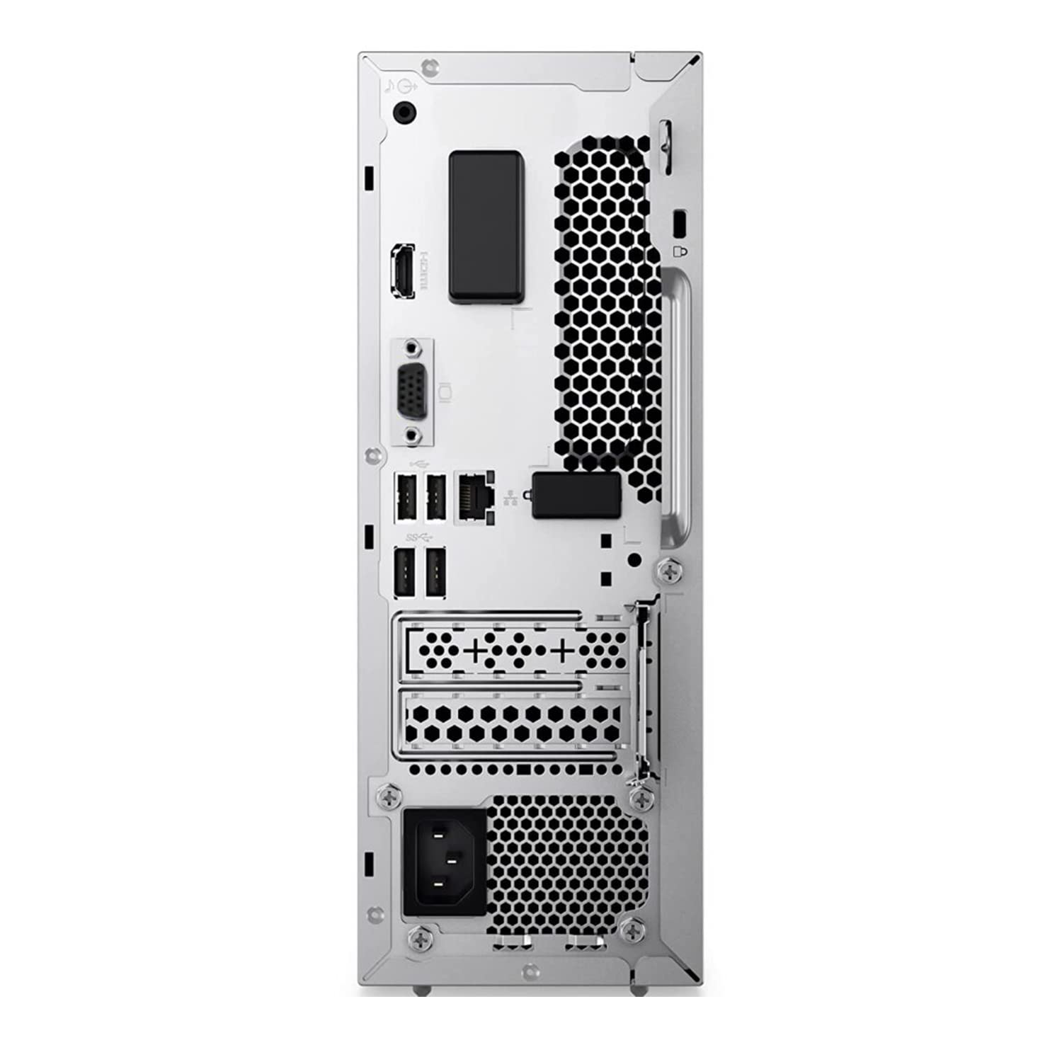 Lenovo IdeaCentre 3i Desktop, Intel Core i3-12100 Processor, 12GB RAM, 256GB SSD, Wi-Fi 6, HDMI, RJ-45, SD Card Reader, VGA, Windows 11 Home, Grey, Wired KB & Mouse