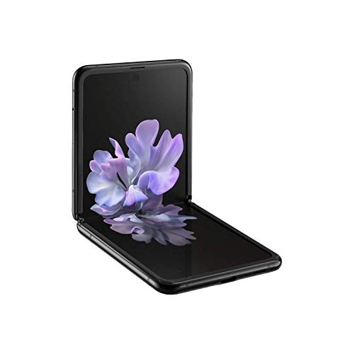 Samsung Galaxy Z Flip SM-F700F/DS Dual-SIM 256GB (GSM Only | No CDMA) Factory Unlocked Android 4G/LTE Smartphone - International Version (Mirror Black) (Renewed)