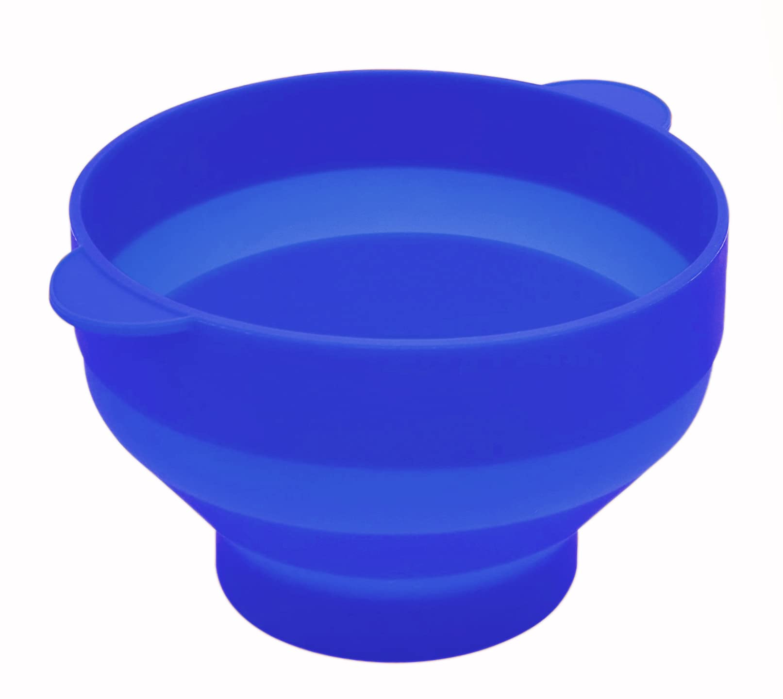 Mini Microwave Popcorn Popper, BPA Free Silicone Popcorn Popper Microwave Collapsible, Microwave Popcorn Maker, Microwave Popcorn Bowl, Dishwasher Safe (Deep Sea Blue)