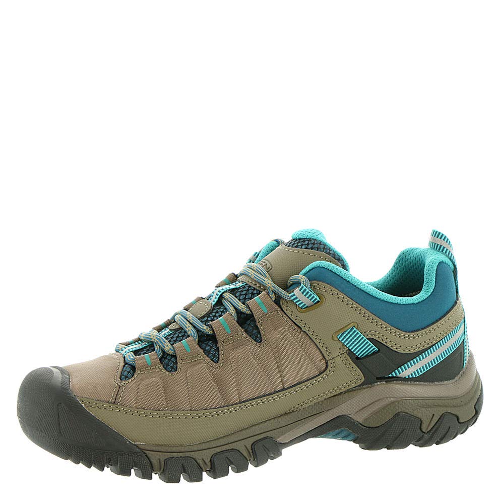 Keen Womens Targhee Exp WP Brindle/Blue Coral 6 B - Medium