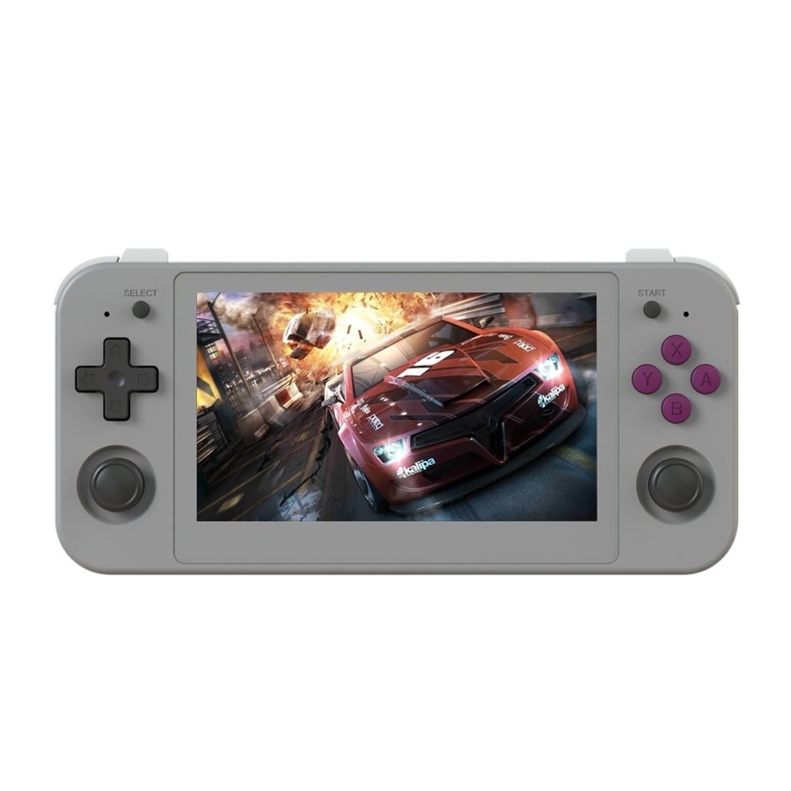 Retro Handheld Console 4.95 Inch OLED Touch Screen 4000+ Gaming (Size : Only Game Consoles, Color : RG505 Gray 128G)