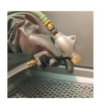 Sand Blast Suction Cabinet No. 4 Gun Assembly,1/8" Air Jet, Includes 1/4" (#4) Ceramic Nozzle