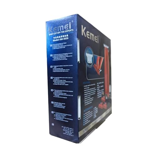 KEMEI Men's Precision Modelling DIY Hair Cutter Baldheaded Hair Beard Trimmer Professional Barber Cordless Hair Clipper Machine Rechargeable Hair Trimmers