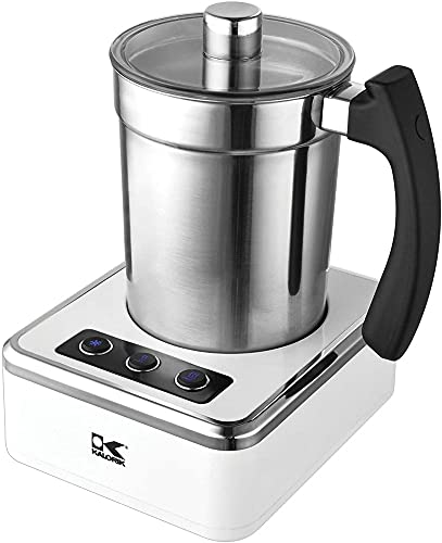 Kalorik Modern Stainless Steel Milk Frother, White