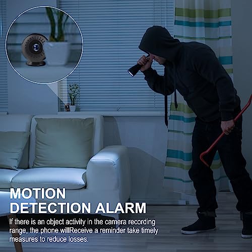 LCYATCE Wireless Camera Mini Hidden WiFi Spy Camera Portable Small Nanny Cam with Night Vision and Motion Detection HD 1080P Cam Surveillance Cameras for Home Security Indoor/Outdoor