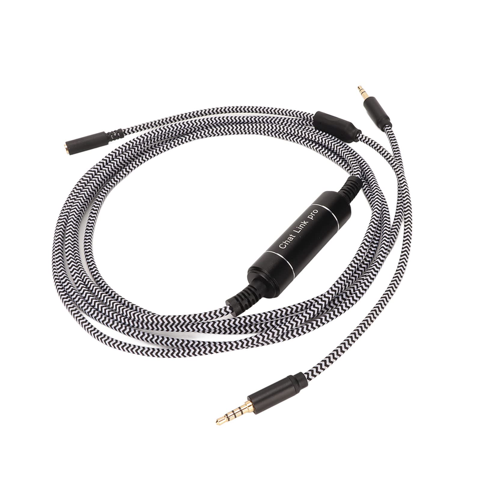 Replacement Chat Link Cable, Chat Link Cable External Nylon Braid Inline Switchable Isolator Plug and Play for HD60 X for HD60 for Game Card