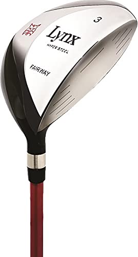 Lynx Golf LH Junior Red Fairway Wood 15#3 Junior Flex [Ages 7-11] [Lynx 35 Series] (Left Handed)