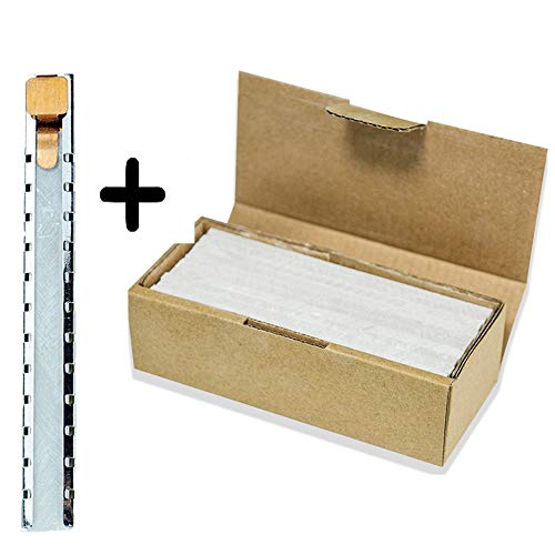 Tools Flat Soapstone Holder， with 18 PCS Flat Professional Quality Soapstone Pens for Welding and Welders Perfect for Making Removable Markings on Steel, Aluminum, and Cast Iron