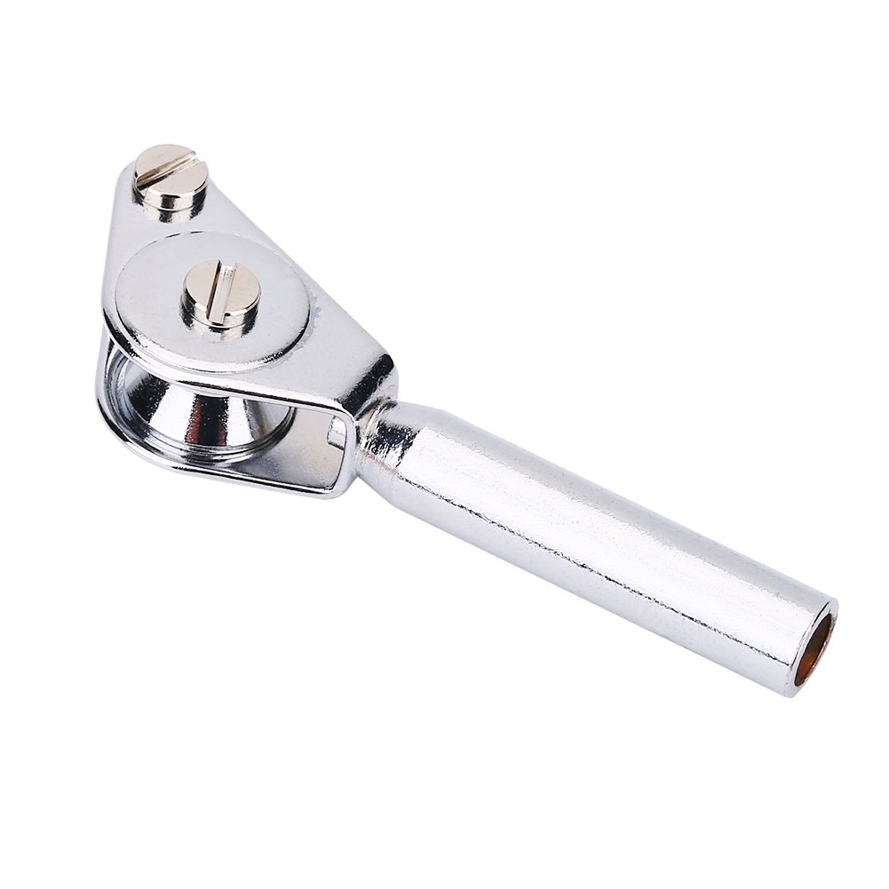 Keenso 5/6/7/8mm Fishing Rod Tip, Stainless Steel Roller Rod Tip Guide Fishing Trolling Tackle Accessory for Sea Boat Fishing Trolling(5#)