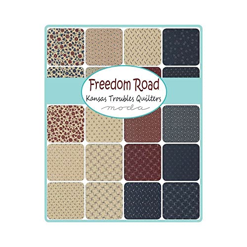 Kansas Troubles Freedom Road Jelly Roll 40 2.5-inch Strips Moda Fabrics 9690JR