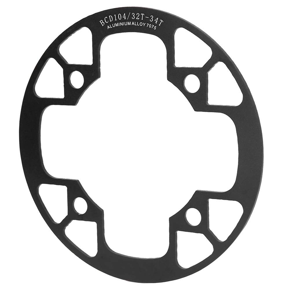 Keenso Bicycle Chain Guard Cover, Bike Chainwheel Crankset Protection Cover Chain Ring Guard for Mountain Road Bicycle