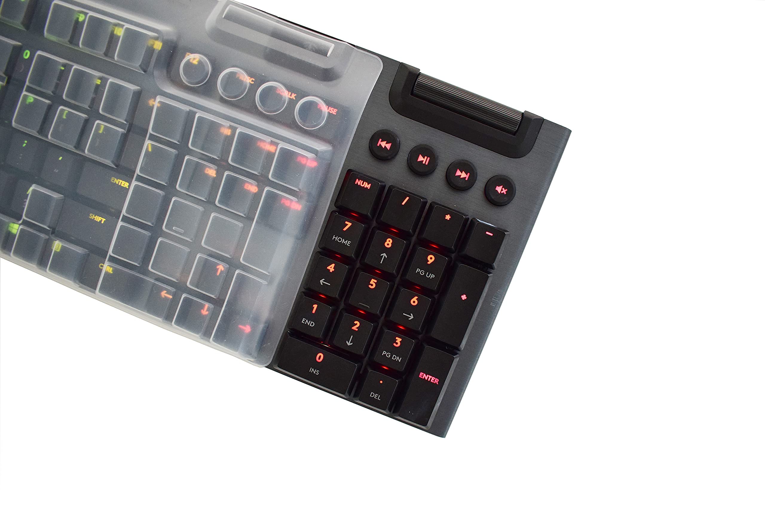 Keyboard Cover for Logitech G915 G815 Mechanical Gaming Keyboard, Ultra Thin Logitech G915 G815 Keyboard Skin - Clear