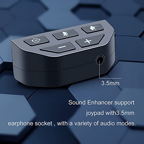 Pockety For Stereo Sound Enhancer with 3.5mm Conversion Head Headset Adapter(White)