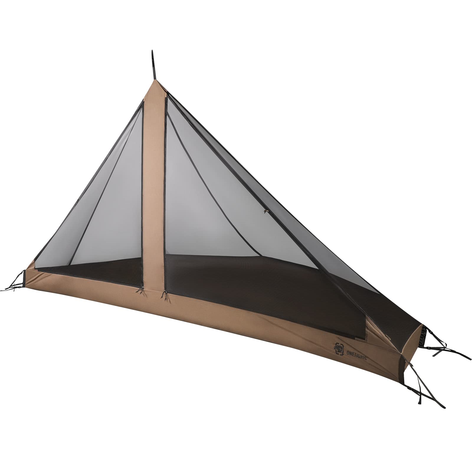OneTigris Rock Fortress Hot Tent, Half Dome Mesh Inner Tent, and Tiger Roar Wood Stove Combo