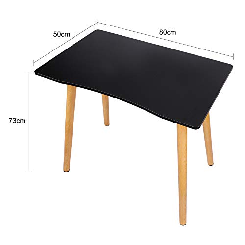 ITODA Computer Writing Desk Games Work Dining PC Laptop Notebook Table Gaming Students Study Tabletop Bedroom Furniture for Modern Home Office Workstation School