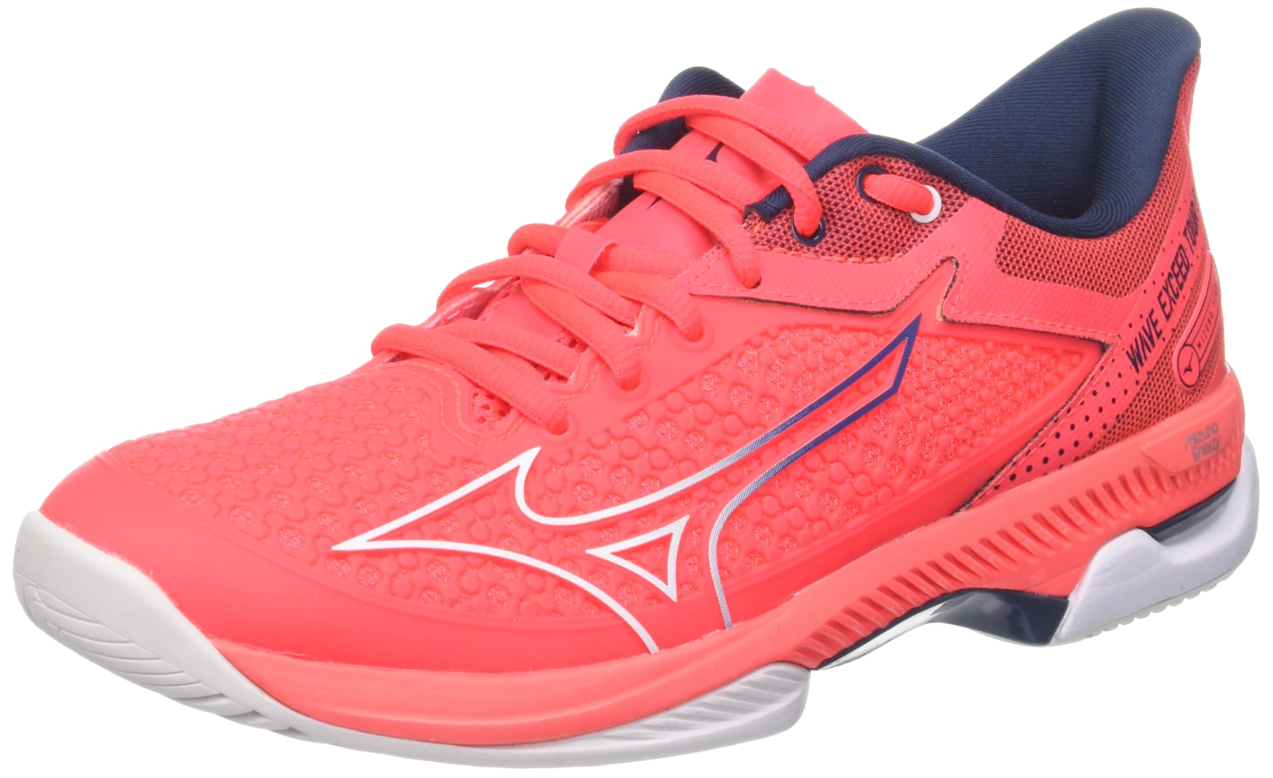 Mizuno Wave Exceed Tour 5 AC Women's Tennis Shoe | Women's Court Shoe | White/Silver | US Womens 8.5
