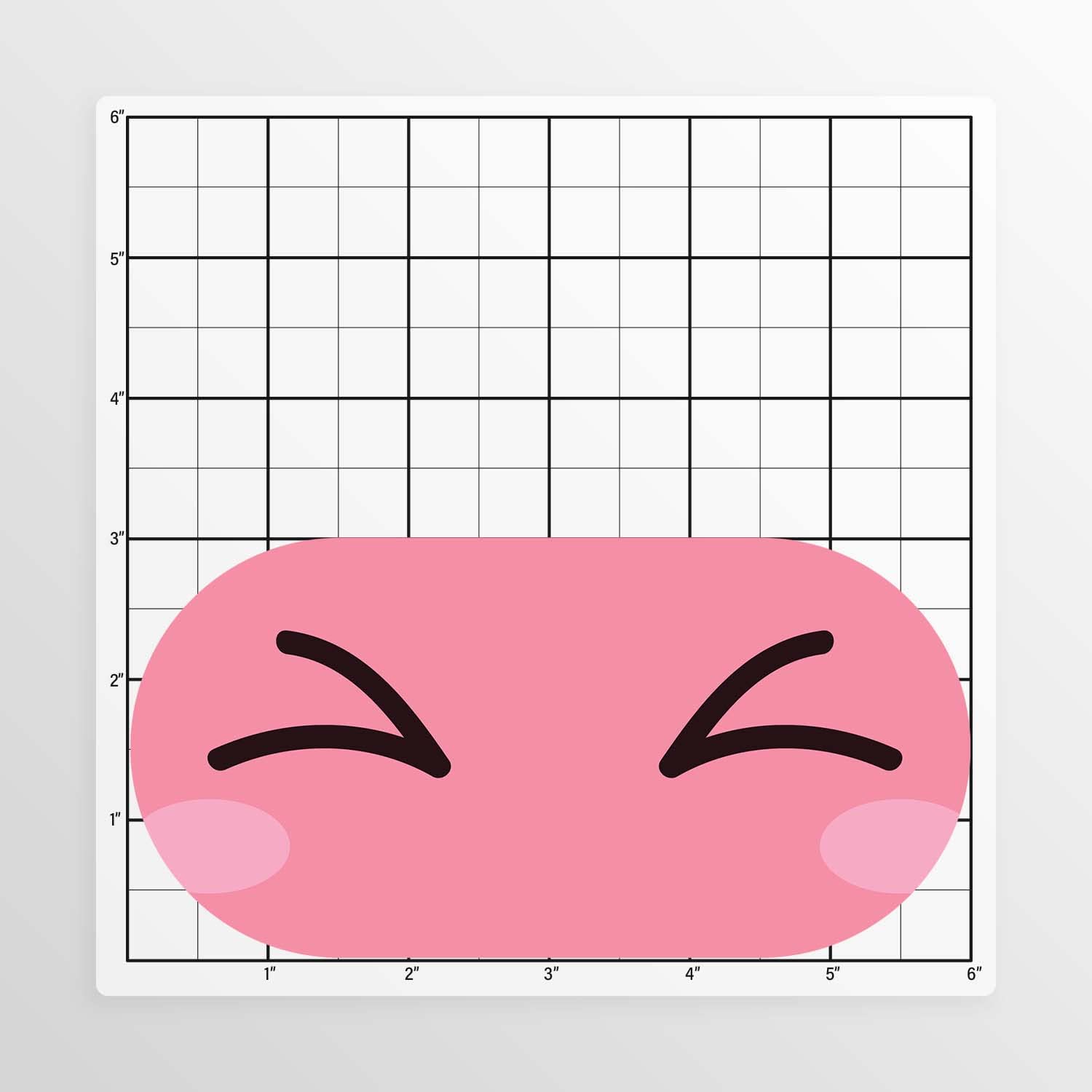 KCD VR Headset Controller Decal Sticker - Front Eyes Skin - Pink Squint