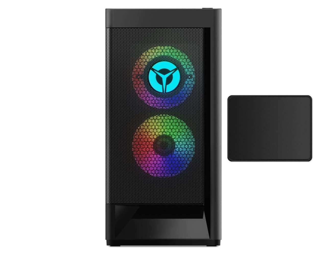 Lenovo Legion Tower T5 Gaming Desktop | Intel Core i7-12700 Processor | 32GB RAM DDR5| 1024GB SSD| 3TB HDD | NVIDIA® GeForce RTX™ 3070 LHR 8GB GDDR6 | Windows 11 Pro | Black | Bundle with Mouse Pad