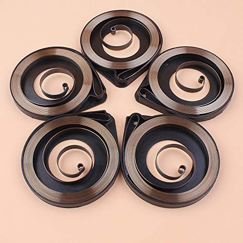 Laliva tools - 5Pcs/lot Starter Recoil Spring For HUSQVARNA 50 51 55 Special EPA Rancher 36 39 40 41 45 49 Chainsaw Parts #501 76 31-01