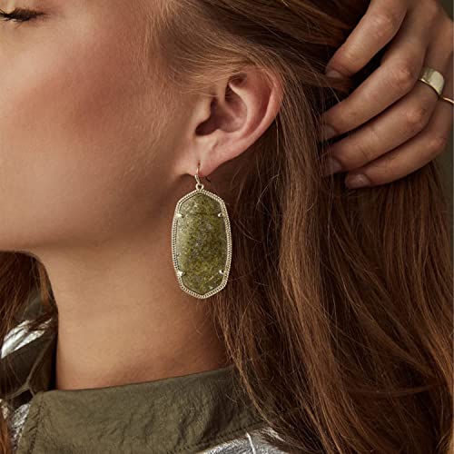 Kendra Scott Danielle Drop Earrings for Women, Fashion Jewelry, 14k Gold-Plated, Neon Pink