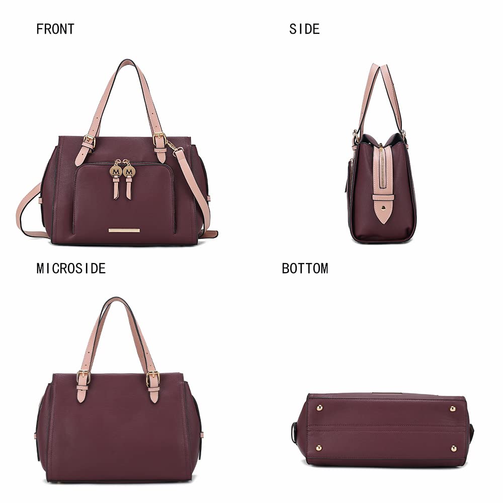 MKF Collection Shoulder Bag for Women, Handbag Purse Top-Handle Hobo Bag