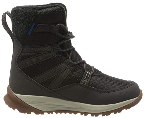 Jack Wolfskin Polar Bear Texapore High Hiking Shoes Boot, Phantom/Off-White, 3 US Unisex Big Kid