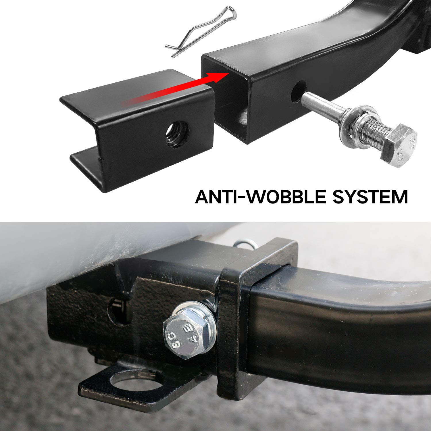 Leader Accessories Hitch Mounted 2 Bike Rack Bicycle Carrier Racks Foldable Rack for Cars, Trucks, SUV's and Minivans with 2" Hitch Receiver