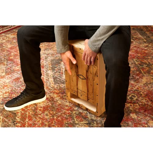 Meinl Percussion Artisan Edition Cajon with Internal Strings for Snare Effect and Forward Facing Ports, Limba/Baltic Birch β Made in Spain β Cantina Line, 2-Year Warranty (AECLLI)