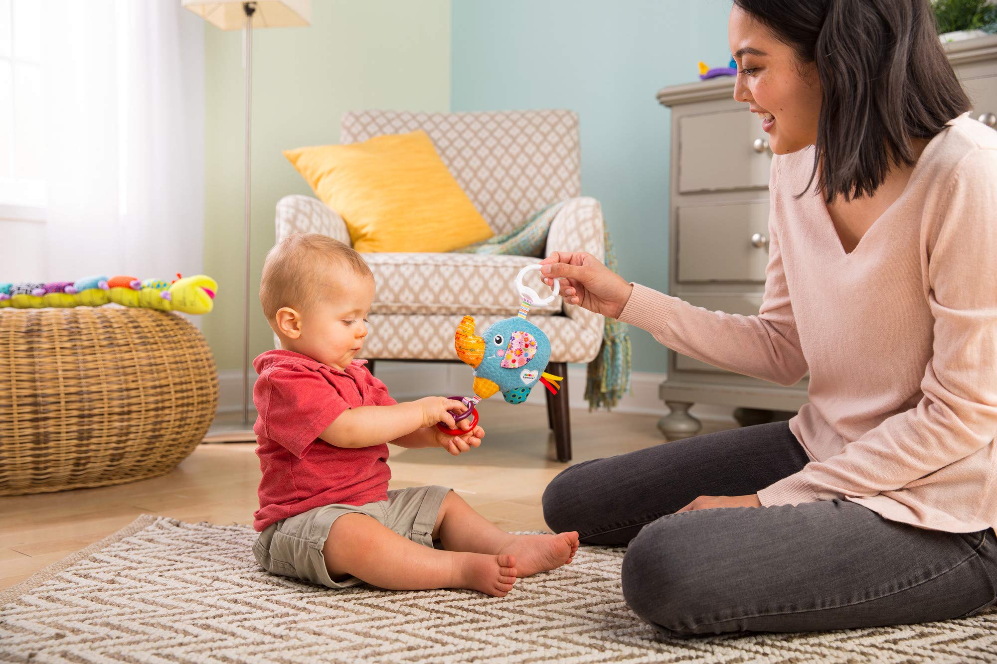 LAMAZE Eloy The Elephant™ – On-The-Go Baby Toy