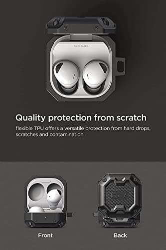 VRS Design Terra Guard Fit Buds Case for Galaxy Buds2 Pro (2022), Galaxy Buds 2 Case (2021), Galaxy Buds Pro Case (2021), Galaxy Buds Live Case (2020)
