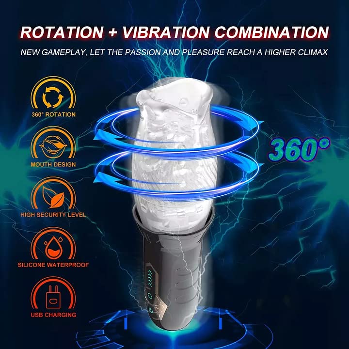 Intense Penis Stimulator Rotating Vibrating Male masturbator Stroker Gawk Gawk 3000 Device Automatic Pleasure Machine Sucking Cyclone Blowjob Stimulator