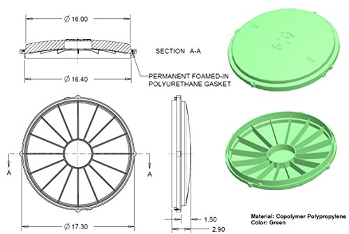Tuf-Tite 16" Septic Tank Lid