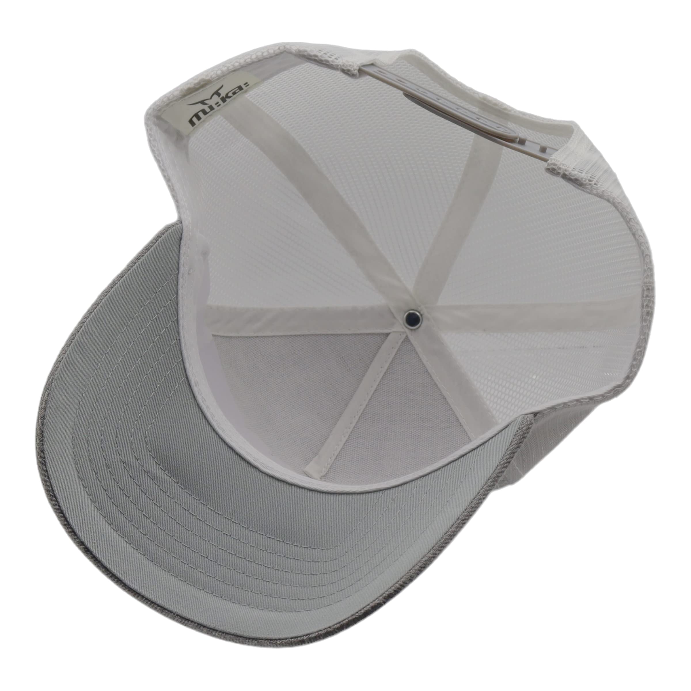 Muka Plain Trucker Hat for Men Adjustable Snapback Mens Trucker Hats Justin Bieber Hat Retro 5 Panel High Crown Mesh Back (Brown)