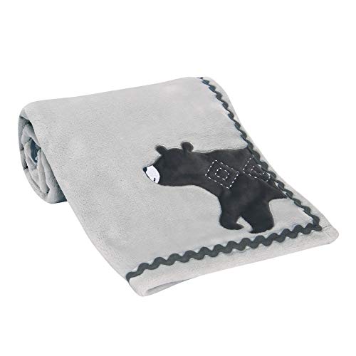 Lambs & Ivy Blue 5-Piece Baby Gift Basket for Baby Shower/Newborn Welcome Home
