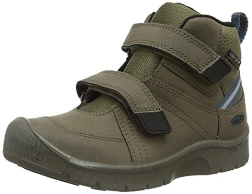 KEEN Hikeport 2 Mid Height Strap Waterproof Hiking Boot, Canteen/Balsam, 10 US Unisex Little Kid