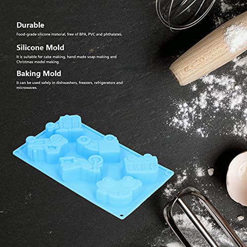 Innovative 6-Grid Vehicle Pattern Mold for Creative Baking and Crafts(Automobile Mold)